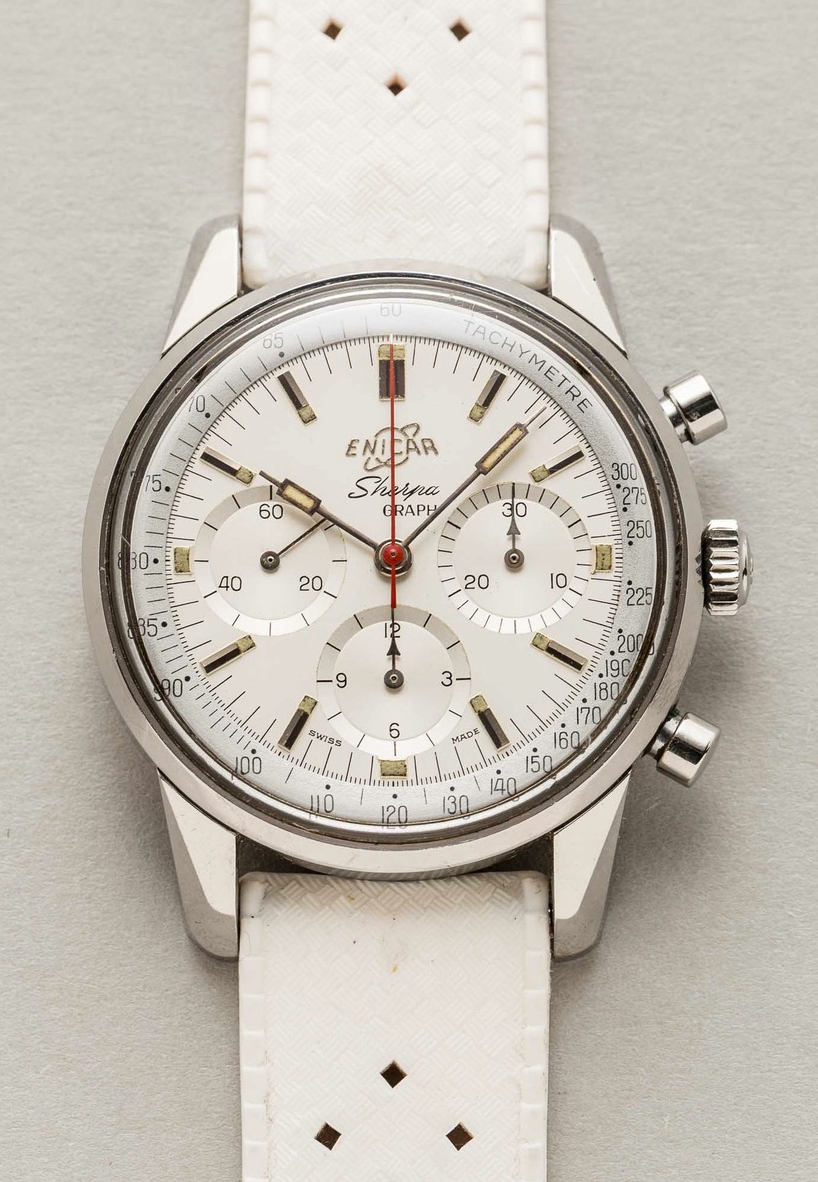 Enicar Sherpa Graph MK1c Vintage Chronograph 1308 RARE! - Shuck the ...
