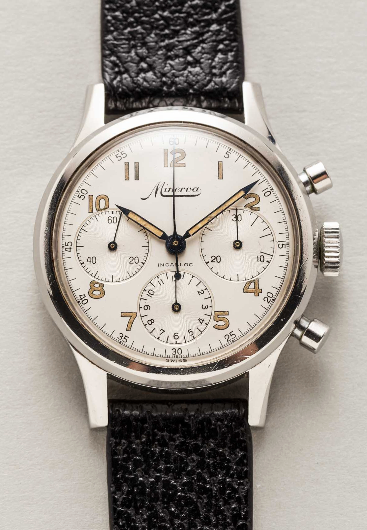 Minerva Vintage Chronograph VD712 - Shuck the Oyster Vintage Watches